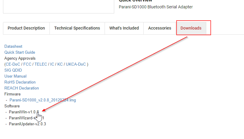 How to configure a Parani Bluetooth Adapter – Cargas Energy