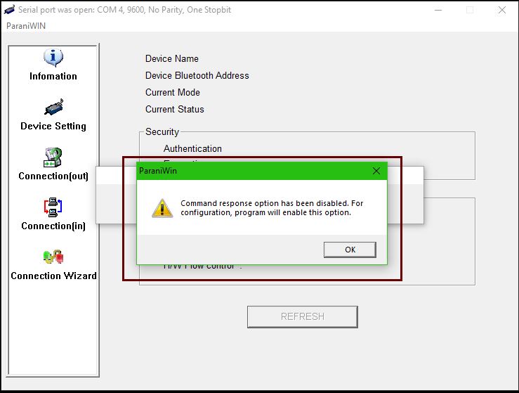 How to configure a Parani Bluetooth Adapter – Cargas Energy